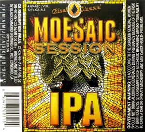 Etiqueta de bebida: Moesaic Session IPA (Black Diamond Brewing Co ...