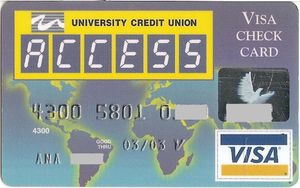 Bank Card: University Credit Union Access (University Credit Union ...
