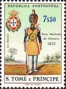 Briefmarke: Infantry Soldier, 1833 (São Tomé und Príncipe ...