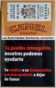 Paquete de Cigarrillos: Camel Essential (España) Col:ES-CT-0037