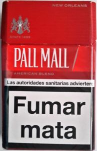 Cigarette Pack: Pall Mall New Orleans (Spain(Pall Mall New Orleans) Col ...