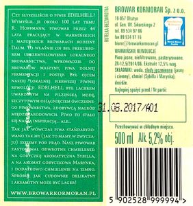 Drink Label: Kormoran Warminskie (Browar Kormoran Olsztyn, PolandCol:PL ...