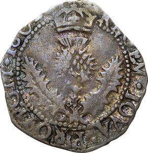 Coin: ⅛ Merk (Scotland) (1567~1625 - James VI) WCC:km13