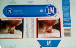 Cigarette Pack: L&M Blue Label (BoliviaCol:BO-CT-0008