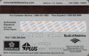 Bank Card: Platinum Check Card (Bank of America, United States of ...