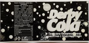 Etiqueta de bebida: Derby Cola (Nova Trade Ltd, BulgariaCol:BG-SODA-000012