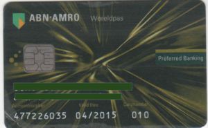 Bank Card: Tarjeta de Débito (ABN-AMRO Bank, NetherlandsCol:NL-MS-0039