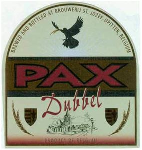 Drink Label: Pax Dubbel (Brouwerij Sint Jozef, BelgiumCol:BE-BEER-015684