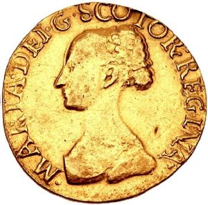 Coin: 60 Shillings (3 Pounds, Ryal = 60 Shillings) (Scotland(1542~1567 ...