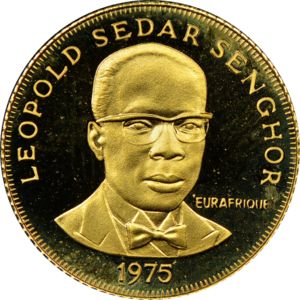 Moneda: 250 CFA Francs (Senegal) (1968~1975 - Numismatic Products) WCC:km7