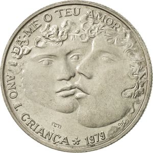 Moeda: 25 Escudos (International Year of Child) (Portugal(1974-2001 ...