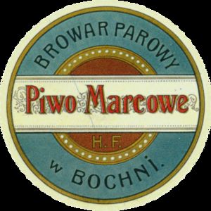 Drink Label: Marcowe piwo (Browar Bochnia /closed/, Poland) Col:PL-BEER ...