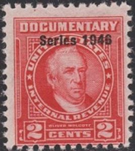 Stamp: Documentary - Oliver Wolcott Jr. (1760-1833) (United States of ...