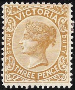 Stamp: Queen Victoria (1819-1901) (Victoria(Stamp Duty Definitive ...