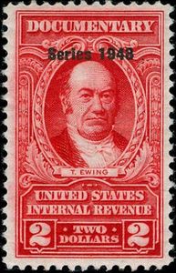 Stamp: Documentary - Thomas Ewing (1789-1871) (United States of America ...
