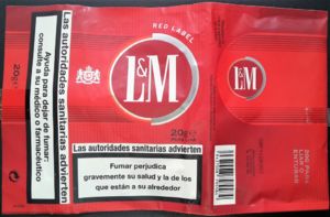 Cigarette Pack: L&M Red Label snuff rolling (SpainCol:ES-TO-0004 🚬