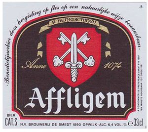 Drink Label: Affligem (Brouwerij Affligem / De Smedt (Heineken ...