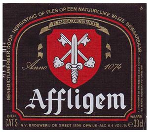 Drink Label: Affligem (Brouwerij Affligem / De Smedt (Heineken ...