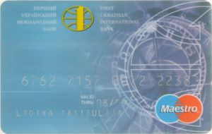 Bank Card: Maestro (FUIB, UkraineCol:UA-MS-0052.02
