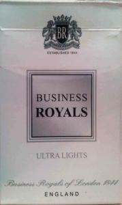 حزمة السجائر: Business Royals Ultra Lights (الإماراتCol:AE-CT-0022 🚬