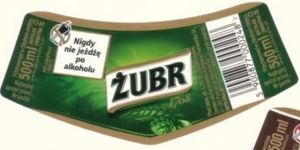 Drink Label: Zubr (Browar Dojlidy Bialystok, PolandCol:PL-BEER-000908
