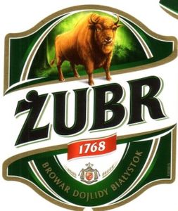 Drink Label: Zubr (Browar Dojlidy Bialystok, PolandCol:PL-BEER-000921