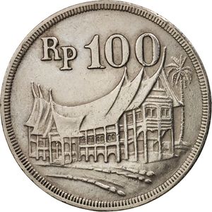 Coin: 100 Rupiah (Indonesia(1970~1978 - Second series) Col:ID-000035 ...