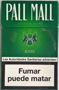 Paquete de Cigarrillos: Pall Mall Alaska (España(Pall Mall Alaska) Col ...