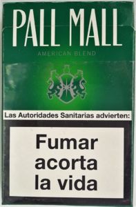 Paquete de Cigarrillos: Pall Mall Alaska (España(Pall Mall Alaska) Col ...