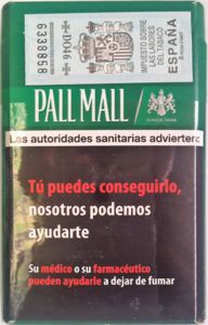 Paquete de Cigarrillos: Pall Mall Alaska (EspañaCol:ES-CT-0077