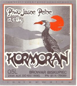 Drink Label: Kormoran 12,5 (Browar Biskupiec, PolandCol:PL-BEER-001084