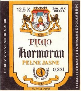 Drink Label: Kormoran 12,5 (Browar Biskupiec, PolandCol:PL-BEER-001097