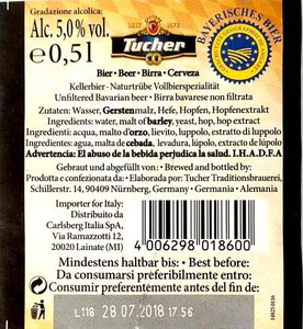 Drink Label: Tucher Kellerbier (Tucher Traditionsbrauerei, Germany ...