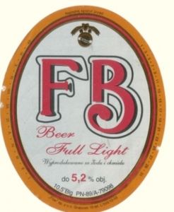 Drink Label: FB full light (Browar Bojanowo, PolandCol:PL-BEER-001169