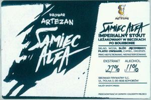 Drink Label: Samiec Alfa (Browar Artezan Blonie, PolandCol:PL-BEER-001345