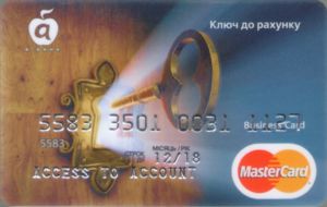 Bank Card: Access to account (A-Bank, UkraineCol:UA-MC-0563.01