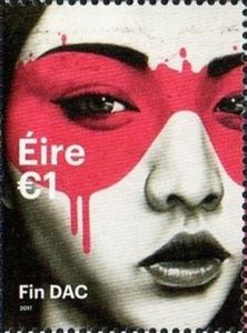 Stamp: Fin DAC (Ireland(Urban Street Art) Mi:IE 2238,Yt:IE 2222,Sg:IE ...