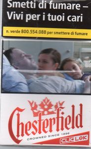 Paquete de Cigarrillos: Chesterfield Red (ItaliaCol:IT-CT-0204