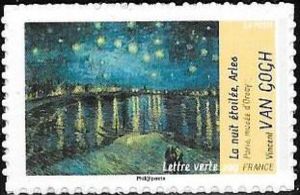 Stamp: Vincent Van Gogh (France(Impressionist Paintings) Yt:FR A835A,Mi ...