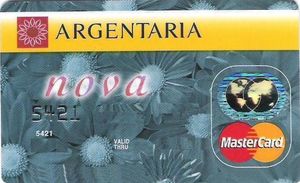 Bank Card: Argentaria nova (Argentaria, SpainCol:ES-MC-0019