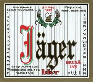 Drink Label: Jager Bruna (Bere Satu Mare, RomaniaCol:RO-BEER-000155