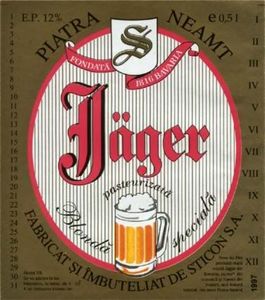 Drink Label: Jager Pasteurizata (Sticon S.A, RomaniaCol:RO-BEER-000156