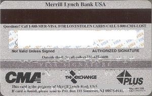 Bank Card: Merrill Lynch (Merrill Lynch Bank, United States of ...
