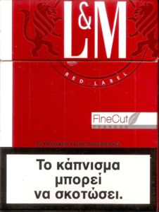 궐련 담뱃갑: L&M Red Label 23 (그리스(L&M Red Label 23) Col:GR-CT-0733