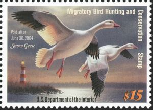 Stamp: Snow Goose (Anser caerulescens) (United States of America ...