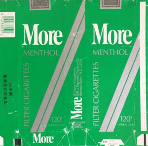 궐련 담뱃갑: More Menthol (중국, 인민공화국Col:CN-CT-0739