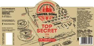 Drink Label: Top secret IPA (Kujawski browar regionalny Osowa Gora ...