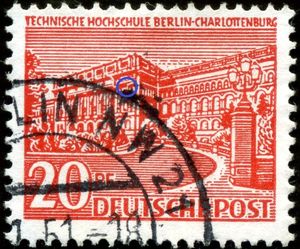 Stamp: Technical College (Berlin(Berlin buildings) Mi:DE-BE 49IV
