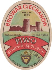 Drink Label: Slodowe specjalne (Browar Ciechan, PolandCol:PL-BEER-001818