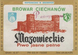 Drink Label: Mazowieckie piwo (Browar Ciechan, PolandCol:PL-BEER-001889